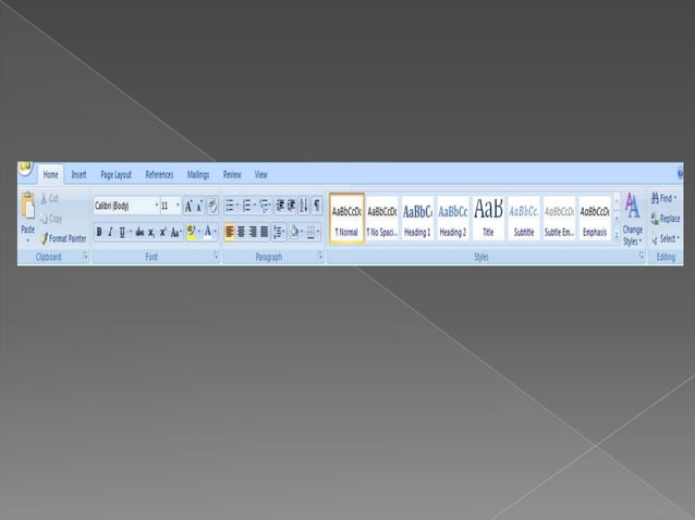 Parts of m.s word | PPTX | Desktop Publishing | Computer Software and ...