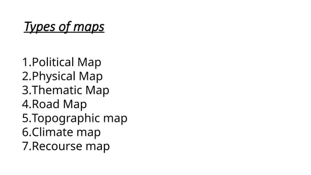 Parts Of Maps for primary classes project.pptx