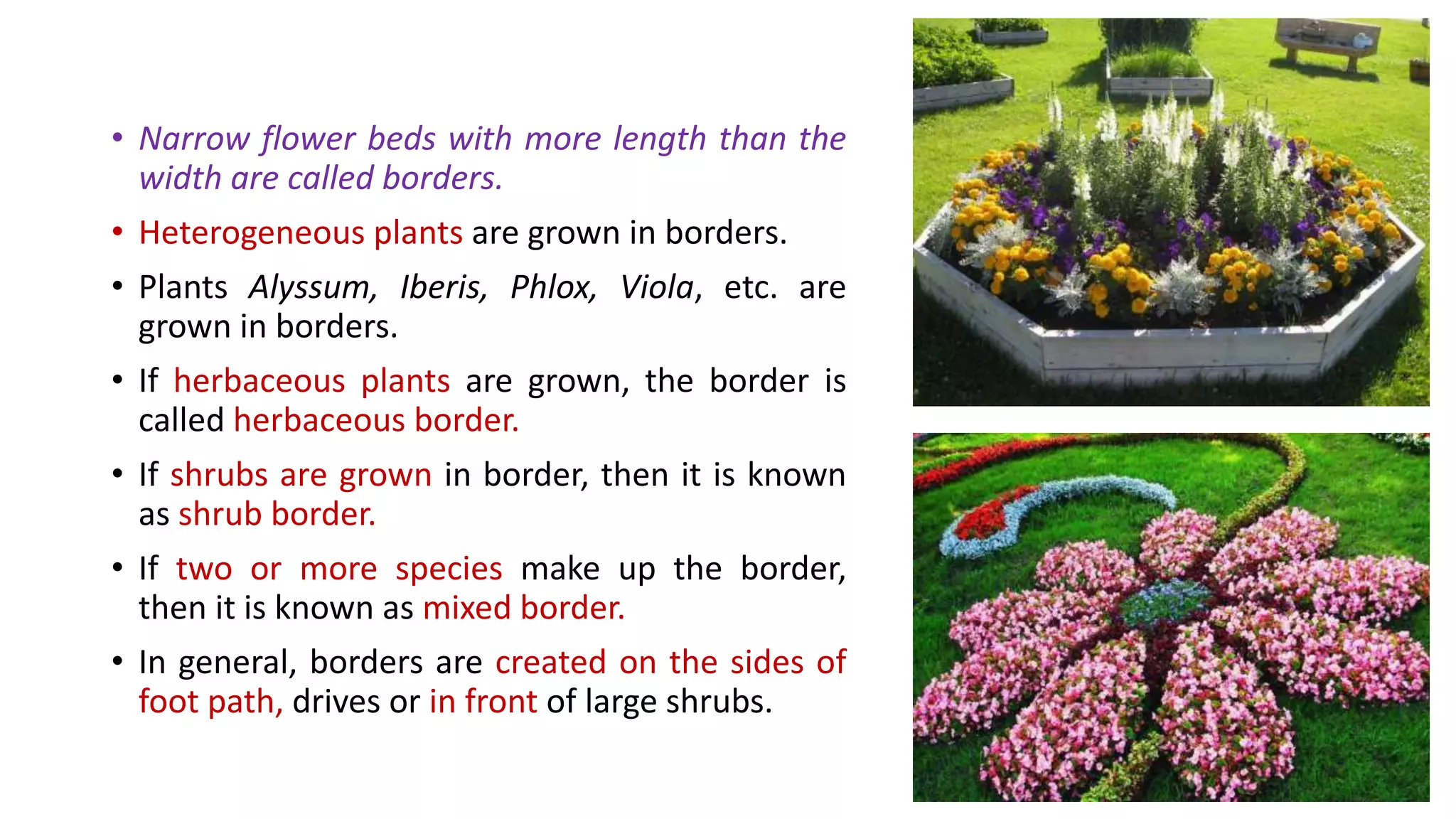 Parts of modern garden | PPTX