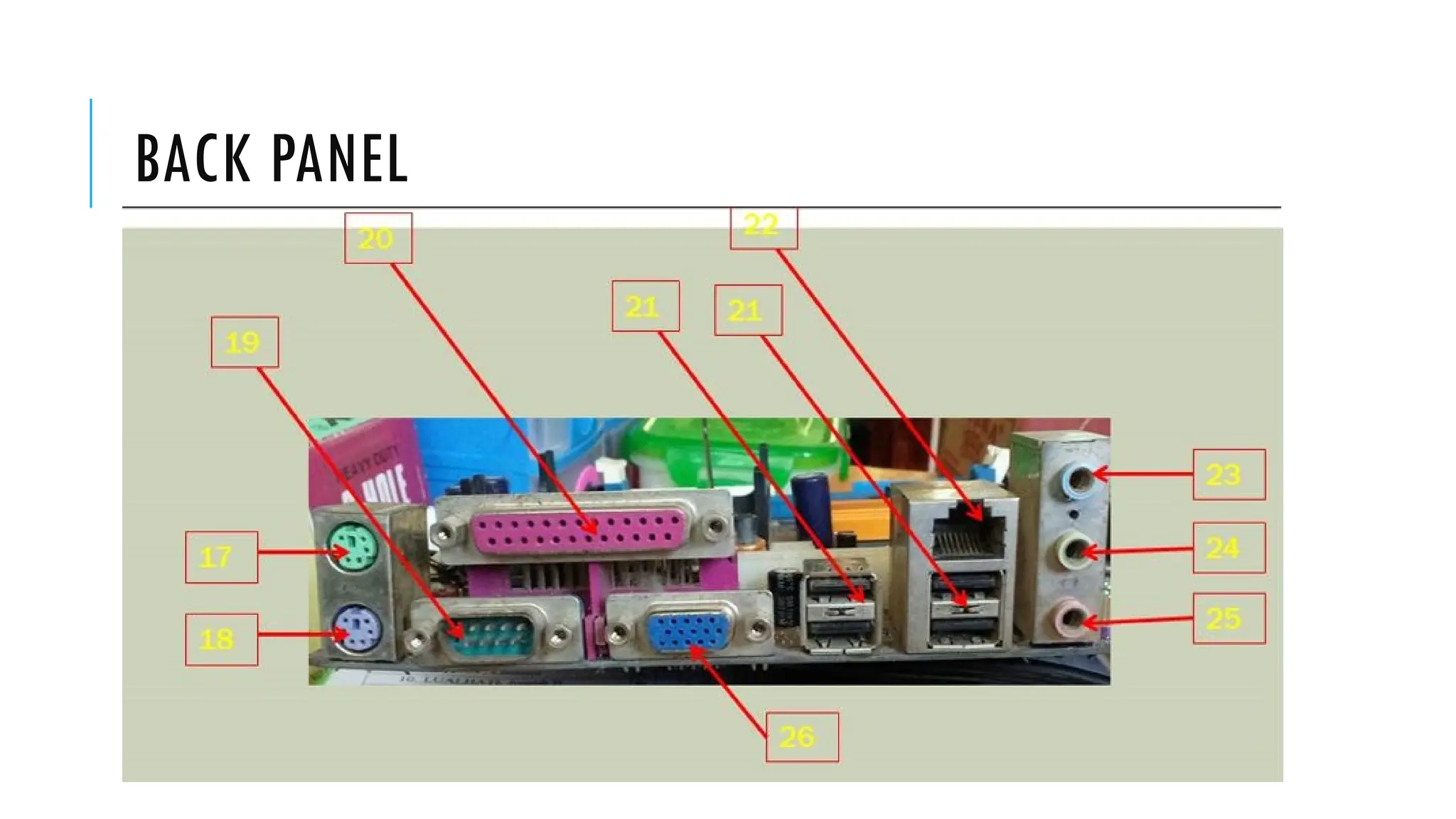 PARTS OF MOTHERBOARD with label and meaning.pptx