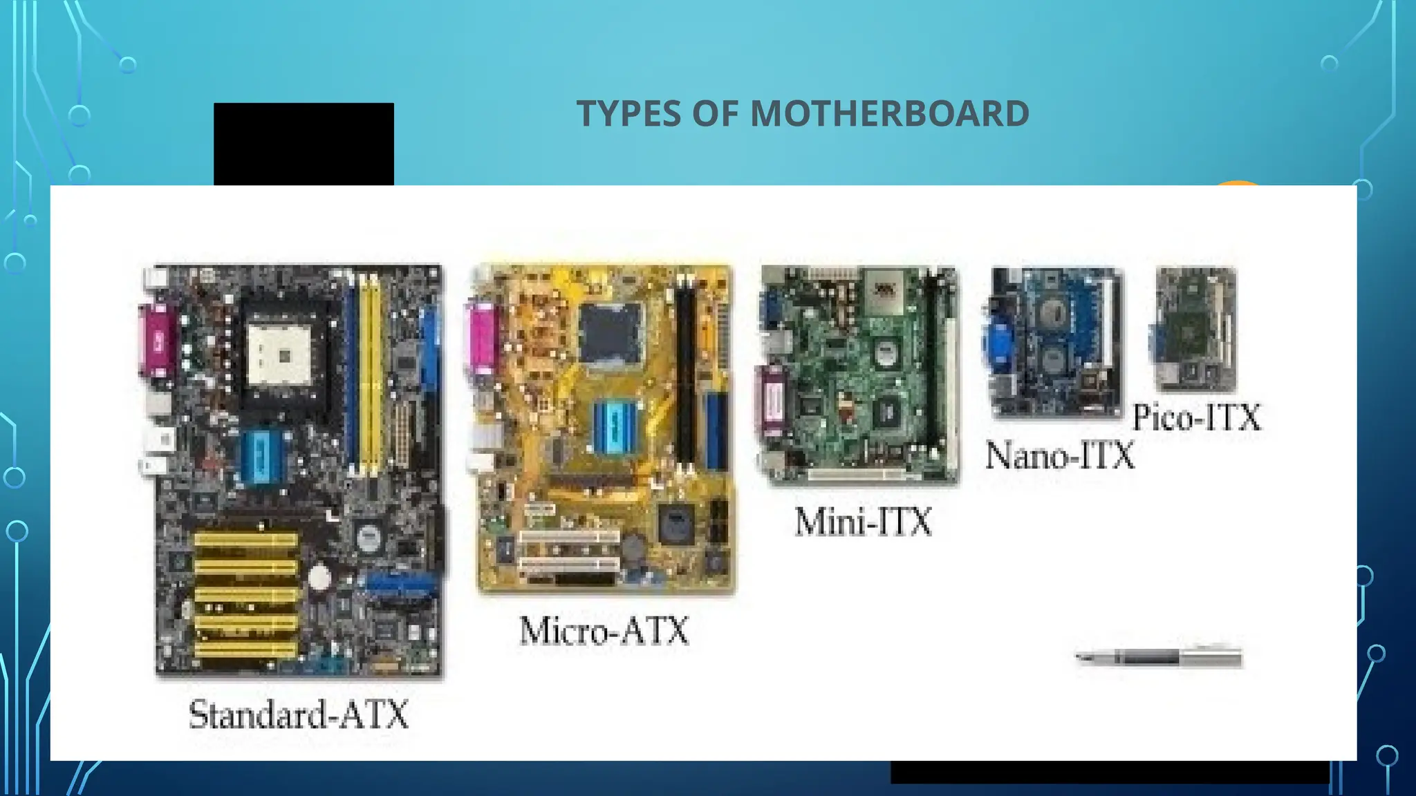 PARTS OF MOTHERBOARD presentation in computer hardware | PPT
