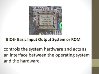 Parts of motherboard and its function | PPTX