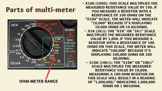 PARTS OF MULTIMETER/MULTITESTER AND ITS USES.pptx