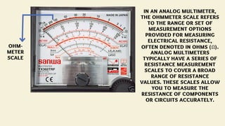 PARTS OF MULTIMETER/MULTITESTER AND ITS USES.pptx | Science