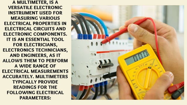 PARTS OF MULTIMETER/MULTITESTER AND ITS USES.pptx | Science