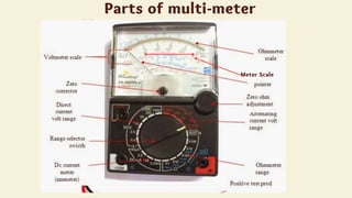 PARTS OF MULTIMETER/MULTITESTER AND ITS USES.pptx | Science