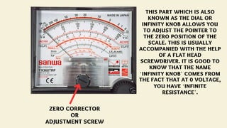 PARTS OF MULTIMETER/MULTITESTER AND ITS USES.pptx