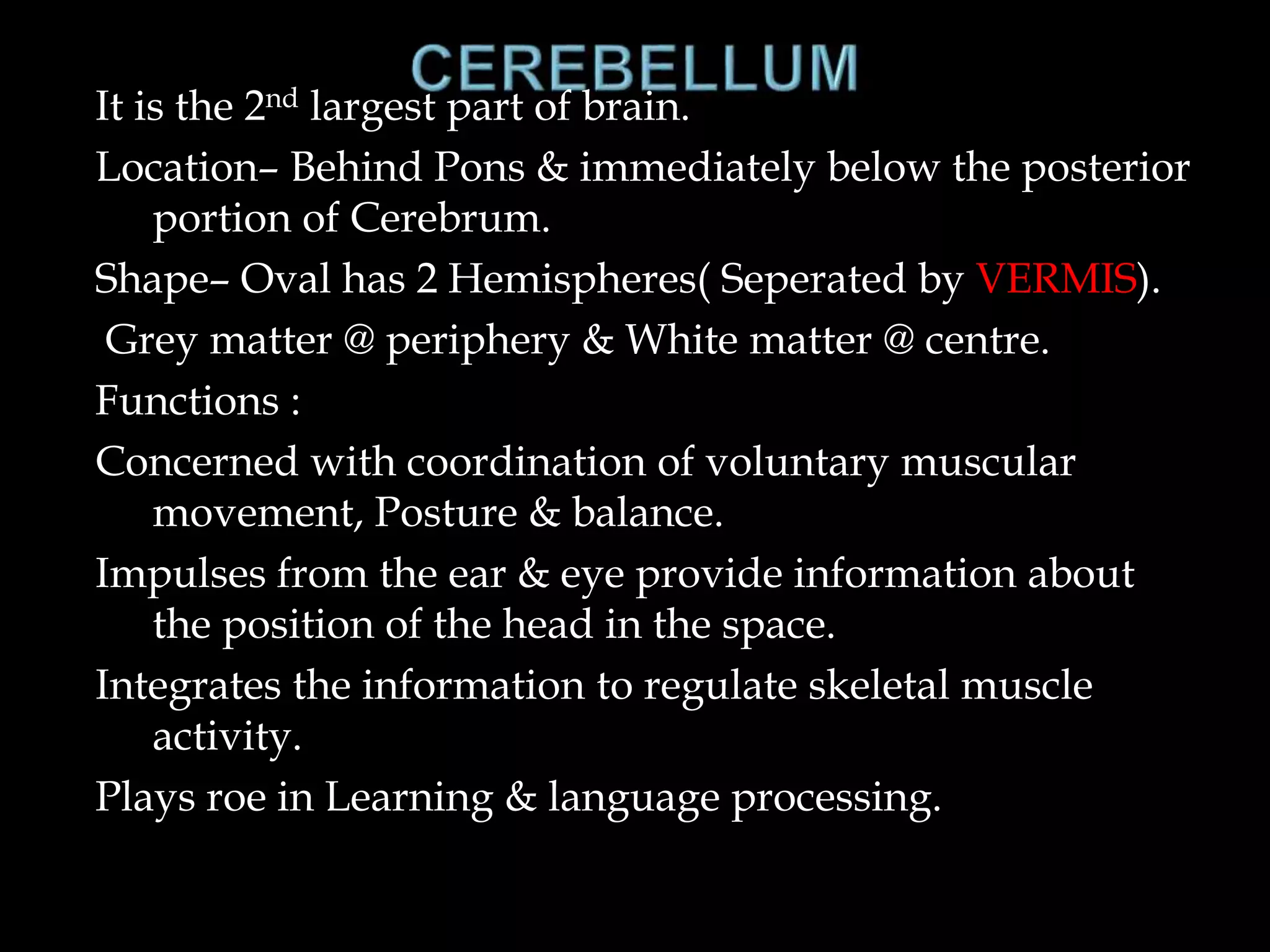 Parts of nervous system | PPTX