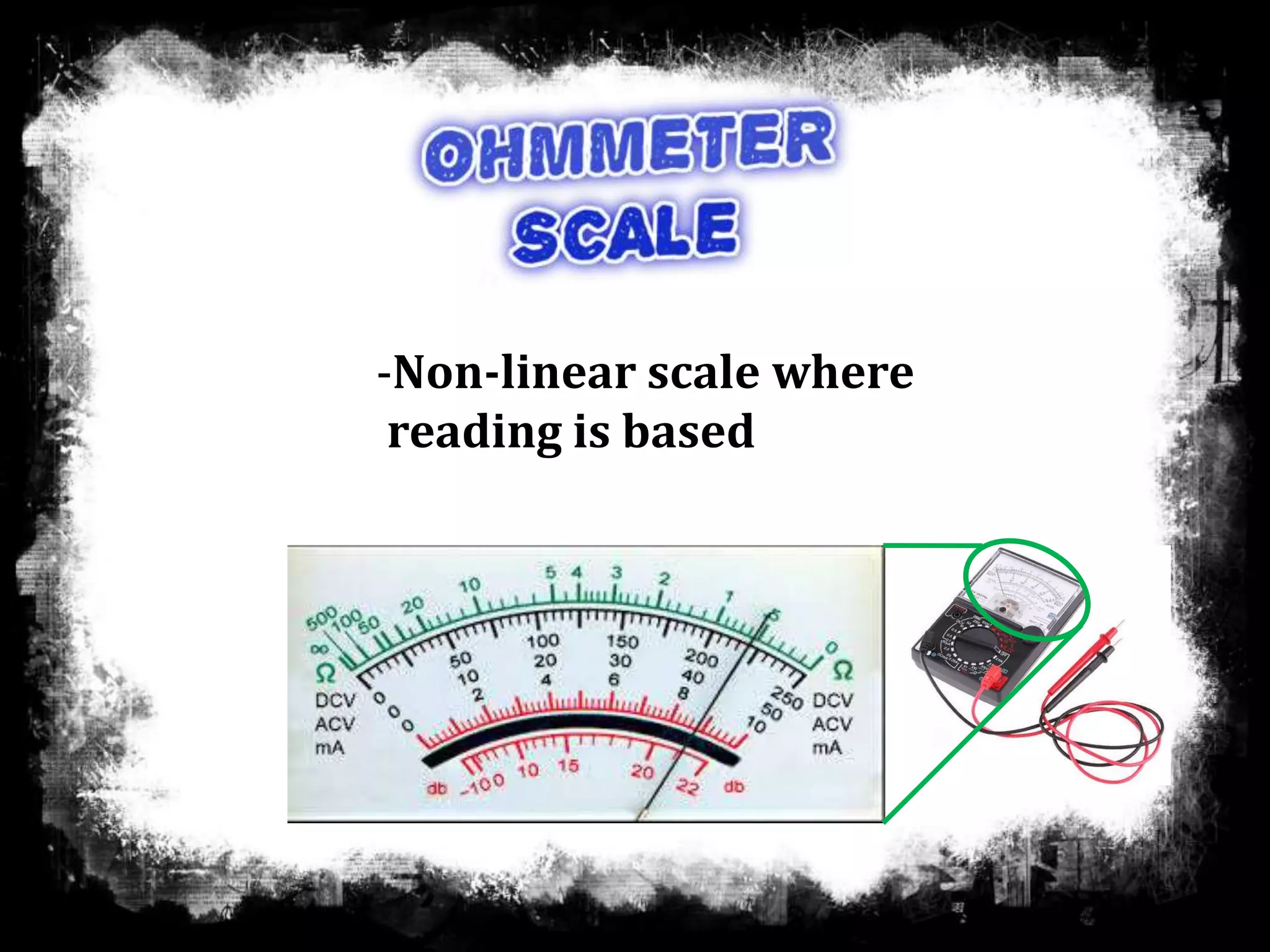 Parts of Ohmmeter | PPTX