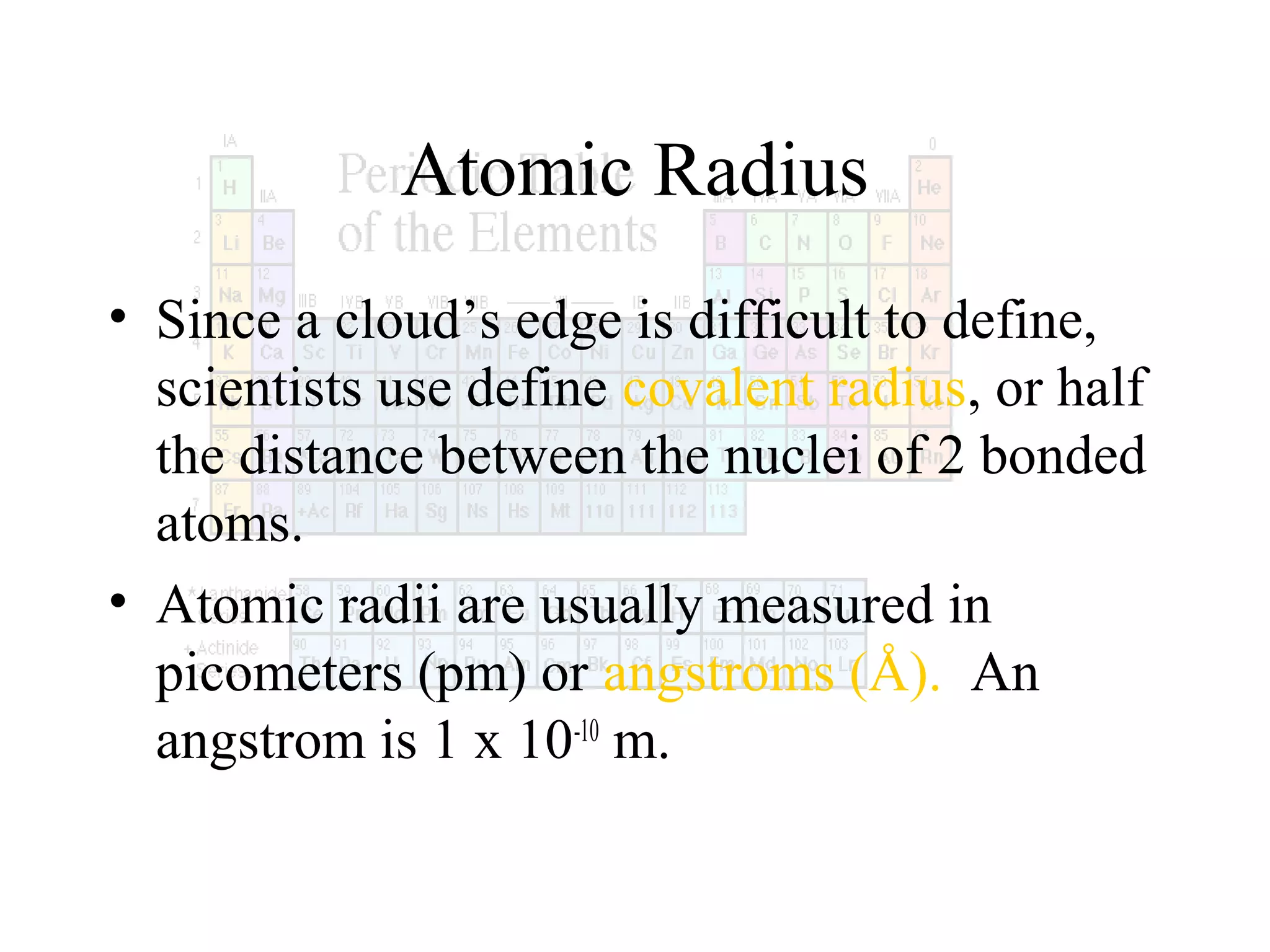 Parts of periodic table | PPT