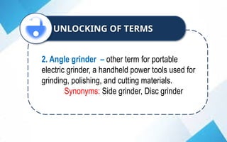 Parts of Portable Electric Grinders.pptx