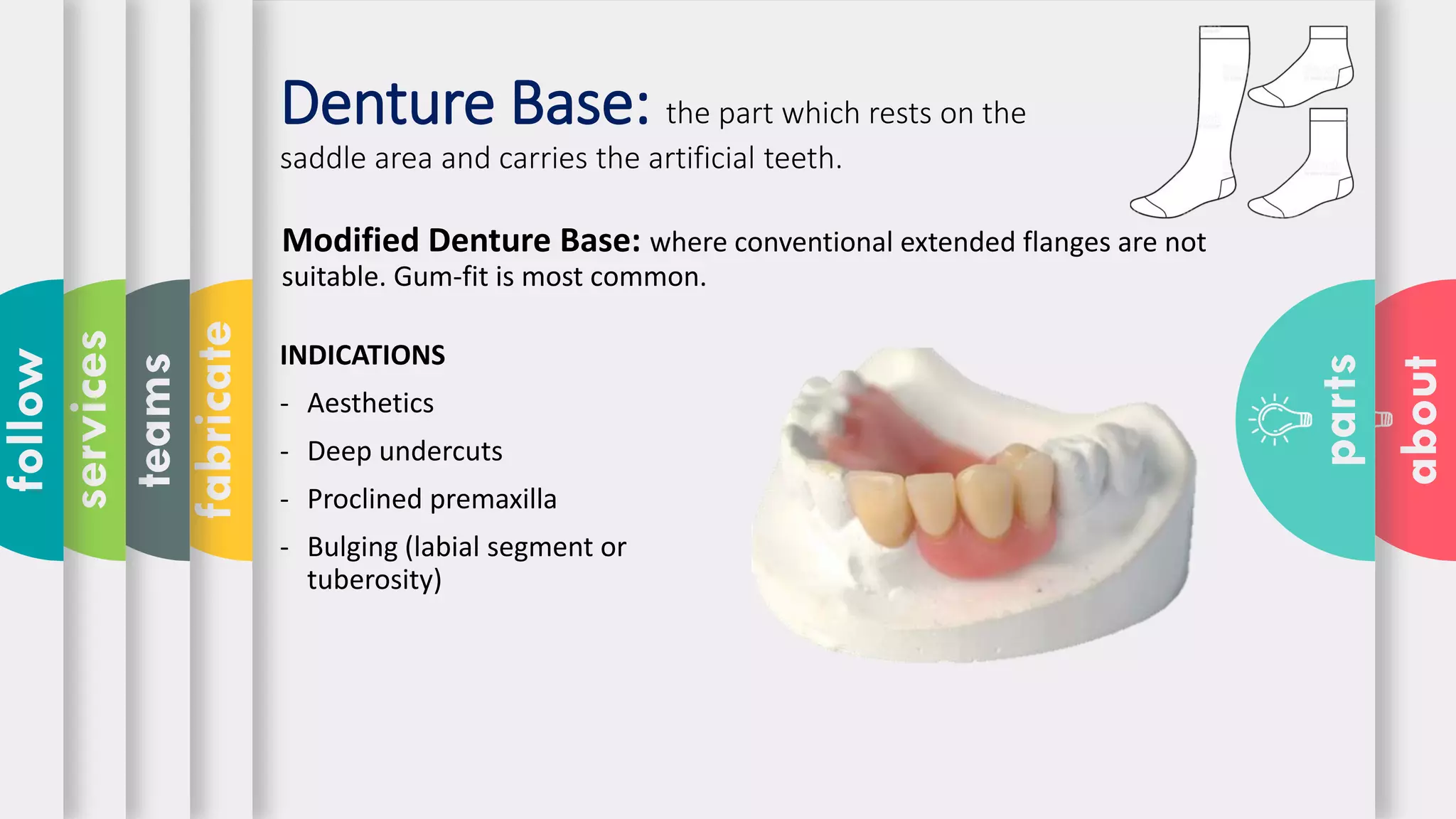 Parts of Removable Partial Denture by FARYAL SAEED ABDAL | PDF