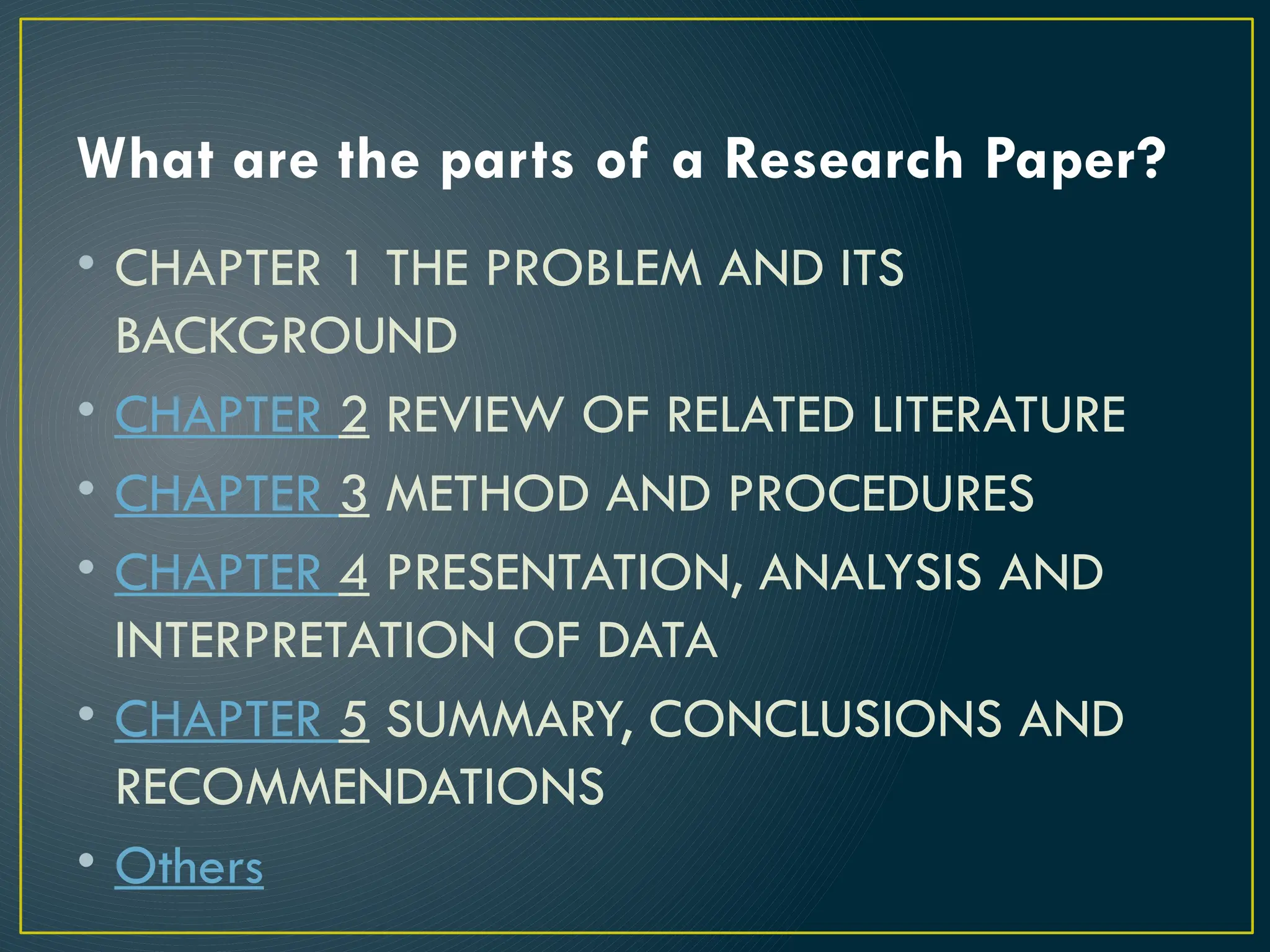 PARTS OF RESEARCH.pptx FOR 3RD YEAR STUDENT | PPTX