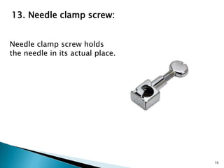 Parts of sewing machine | PPTX