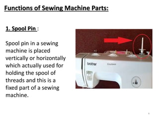 Parts of sewing machine | PPTX