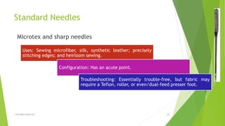 Parts of sewing machine needle | PPTX