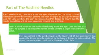 Parts of sewing machine needle | PPTX