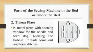 Parts of sewing Machine under the Bed.pptx
