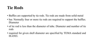 Parts of shell and tube heat exchanger | PPTX