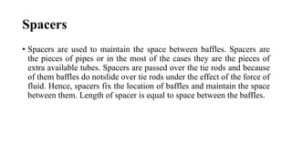 Parts of shell and tube heat exchanger | PPTX