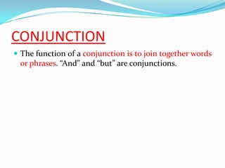 Parts of speech | PPT