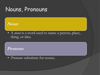 Parts of speech | PPTX