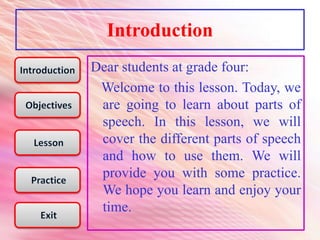 Parts of speech | PPTX