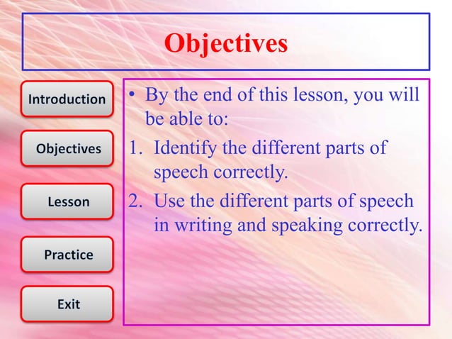 Parts of speech | PPTX