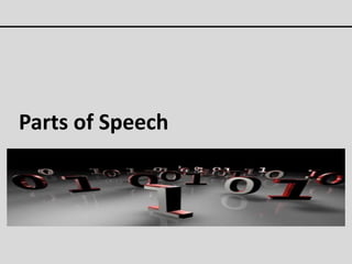 Parts of speech | PPTX
