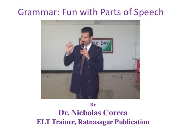 Fun With Parts Of Speech fun-with-parts-of-speech