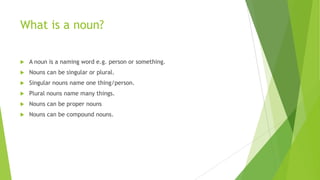 Parts of speech | PPTX