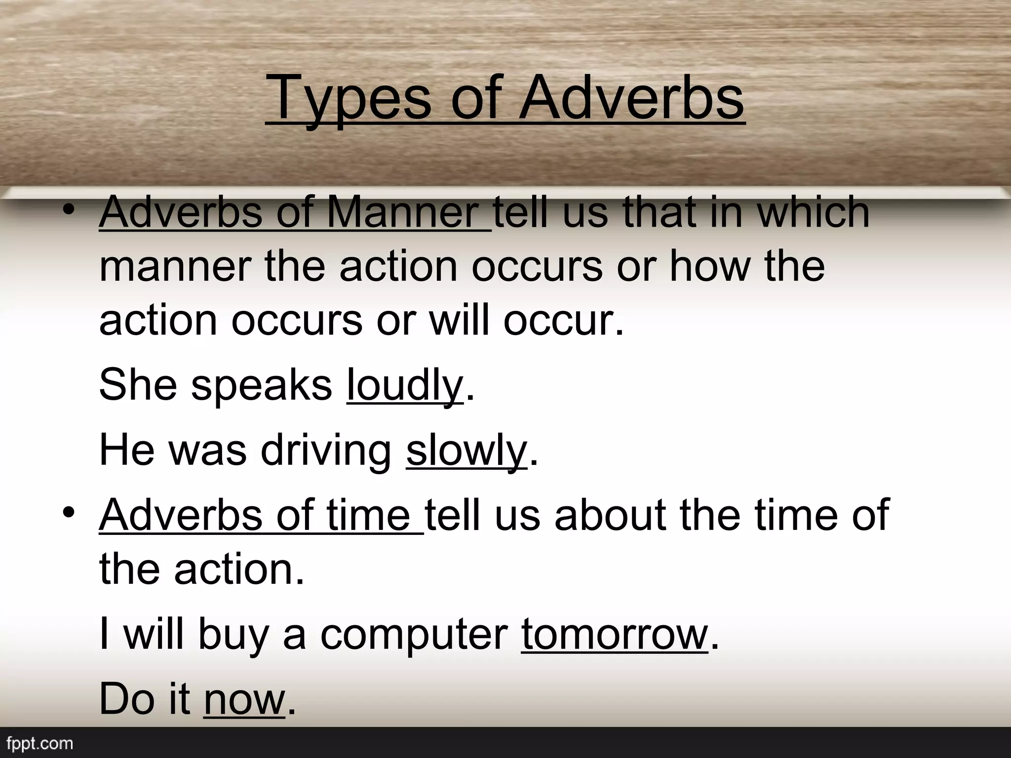 Parts of speech in English | PPT