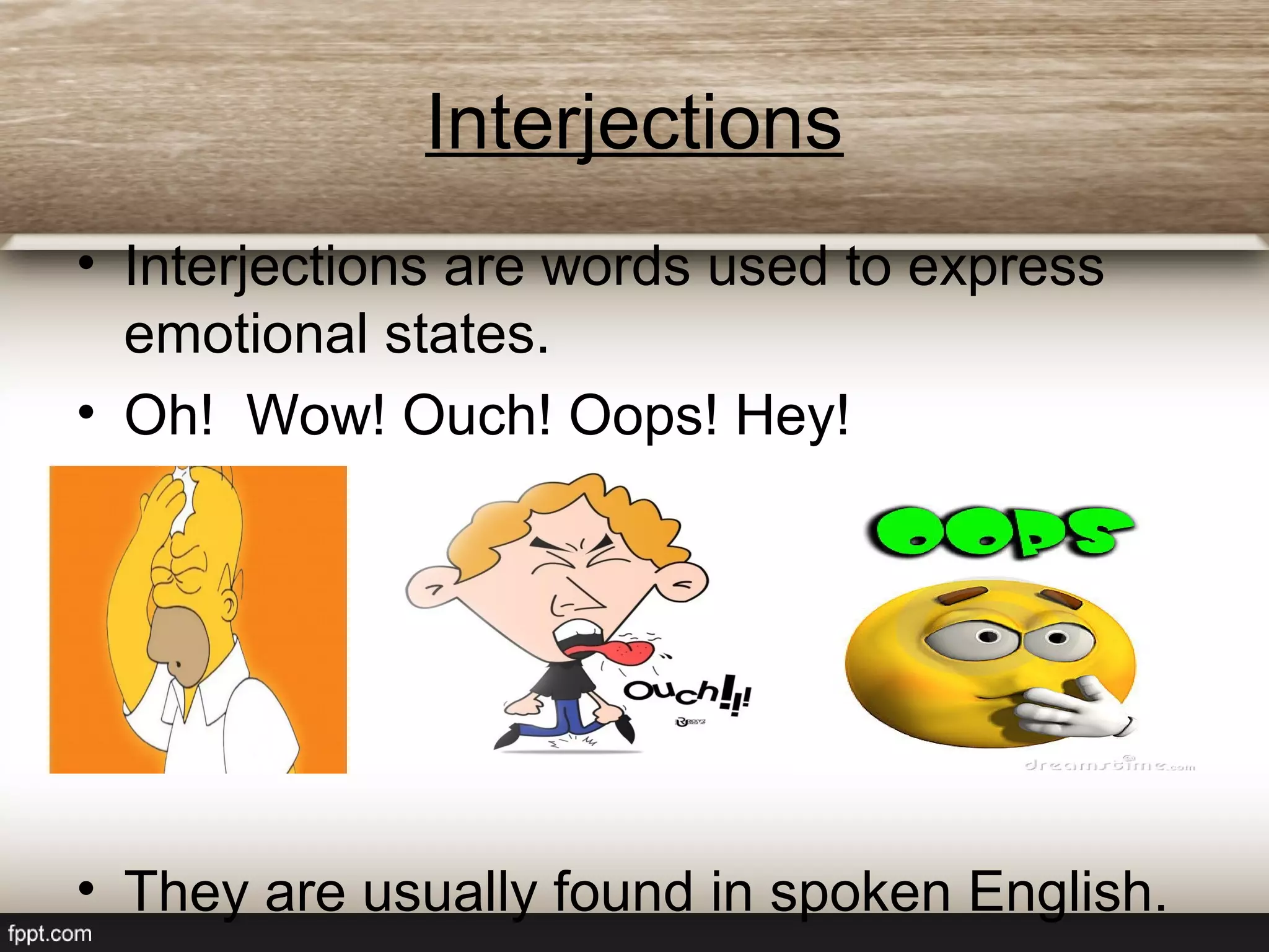 Parts of speech in English | PPT