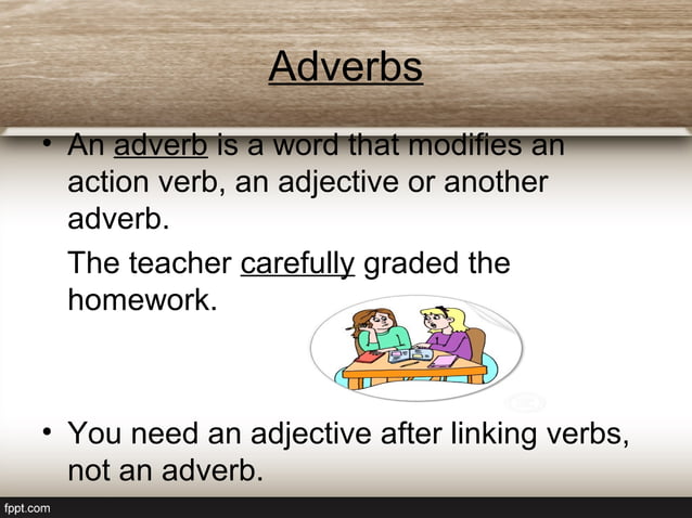 Parts of speech in English