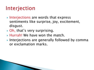 Parts of speech | PPT