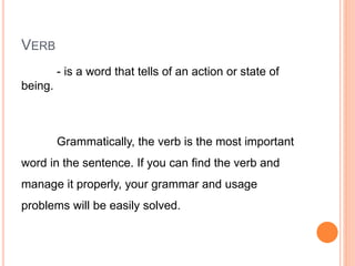 Parts of speech | PPTX