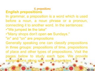 Parts of speech | PPT