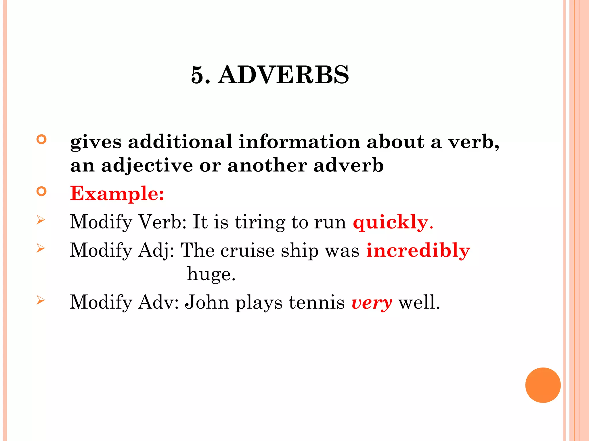 Parts of speech | PPT