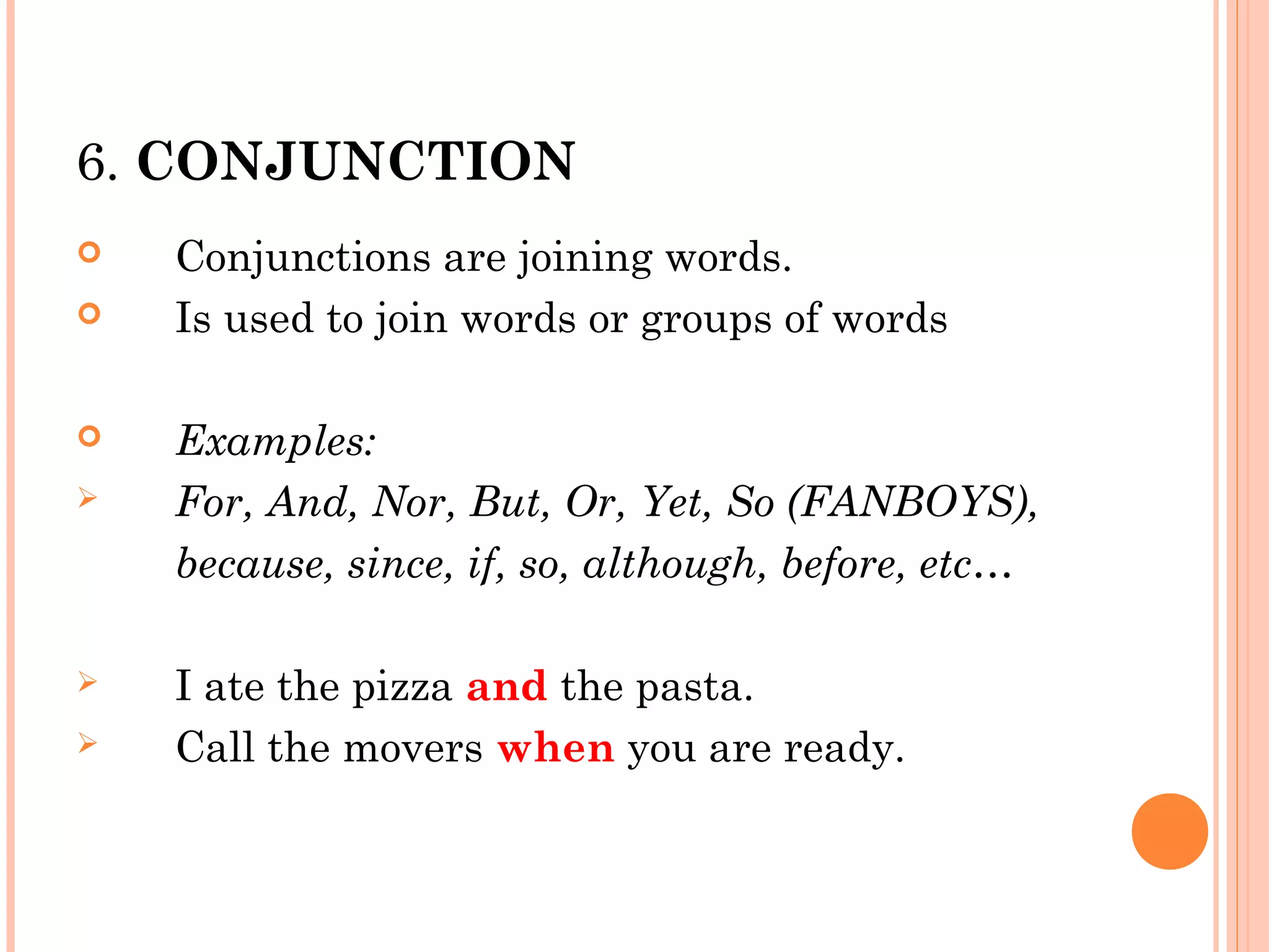 Parts of speech | PPT