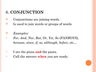 Parts of speech | PPT