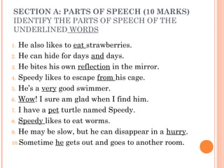 Parts of speech | PPT