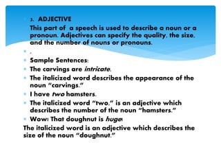 Parts of speech | PPT