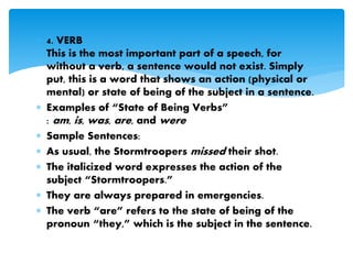 Parts of speech | PPT