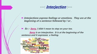 Parts of speech | PPTX