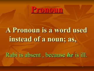 Parts of speech | PPT