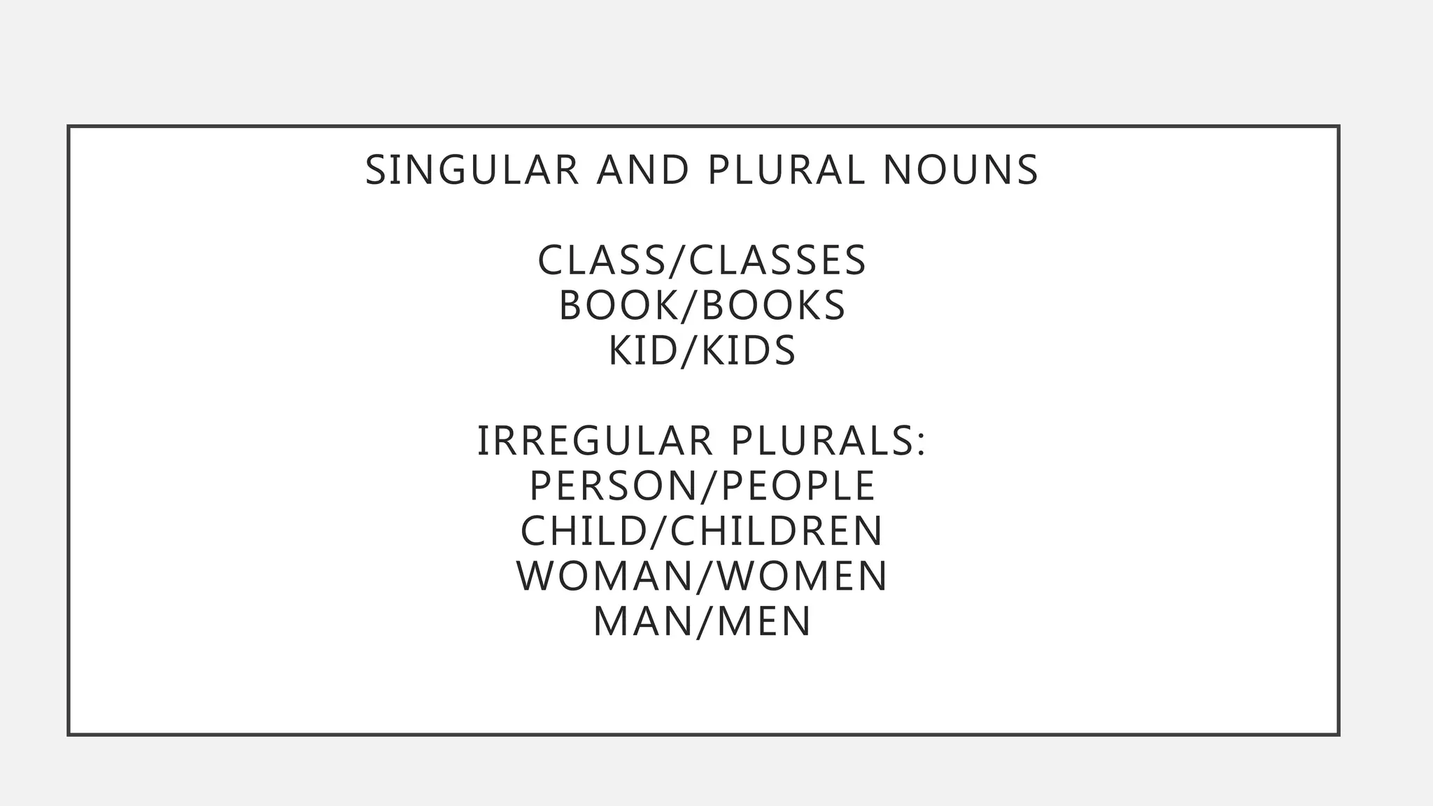 Parts of speech | PPT