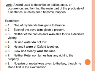 Parts of speech | PPTX