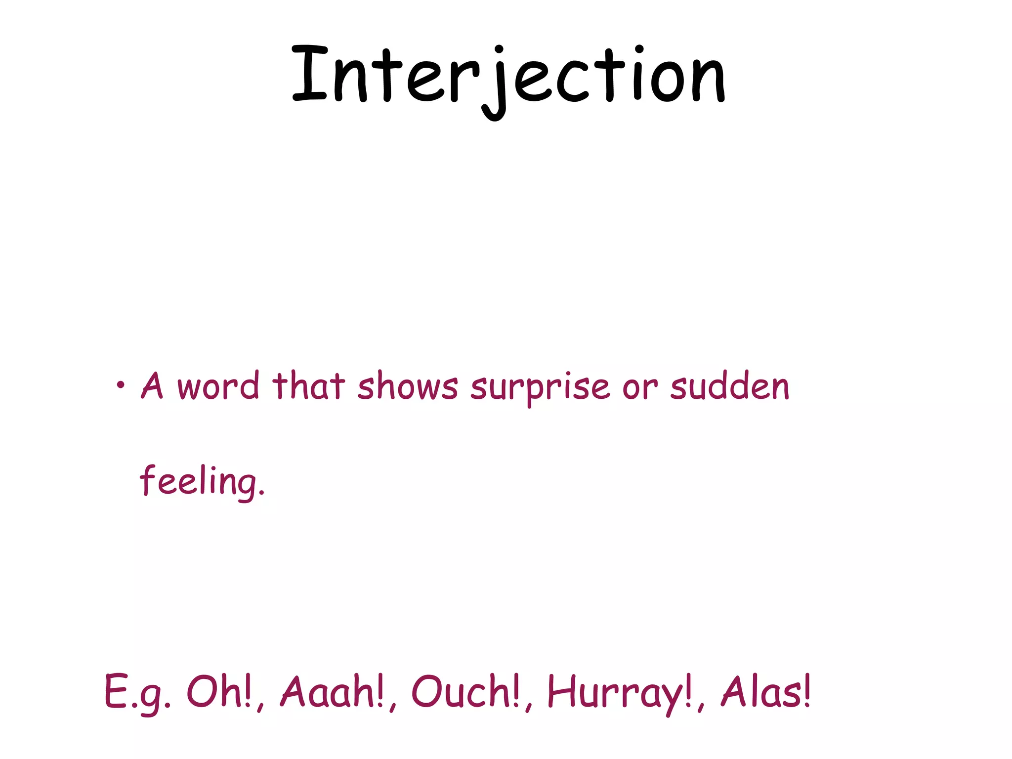 Parts of speech | PPTX