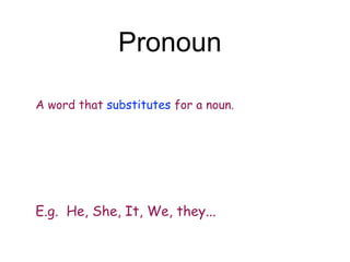 Parts of speech | PPTX