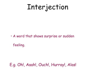 Parts of speech | PPTX